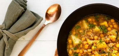 Gul ertesuppe – Oppskrift fra Vegetarmat.org