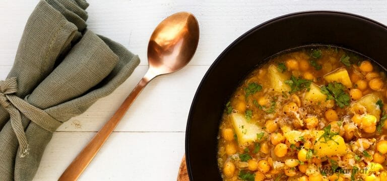 Gul ertesuppe – Oppskrift fra Vegetarmat.org